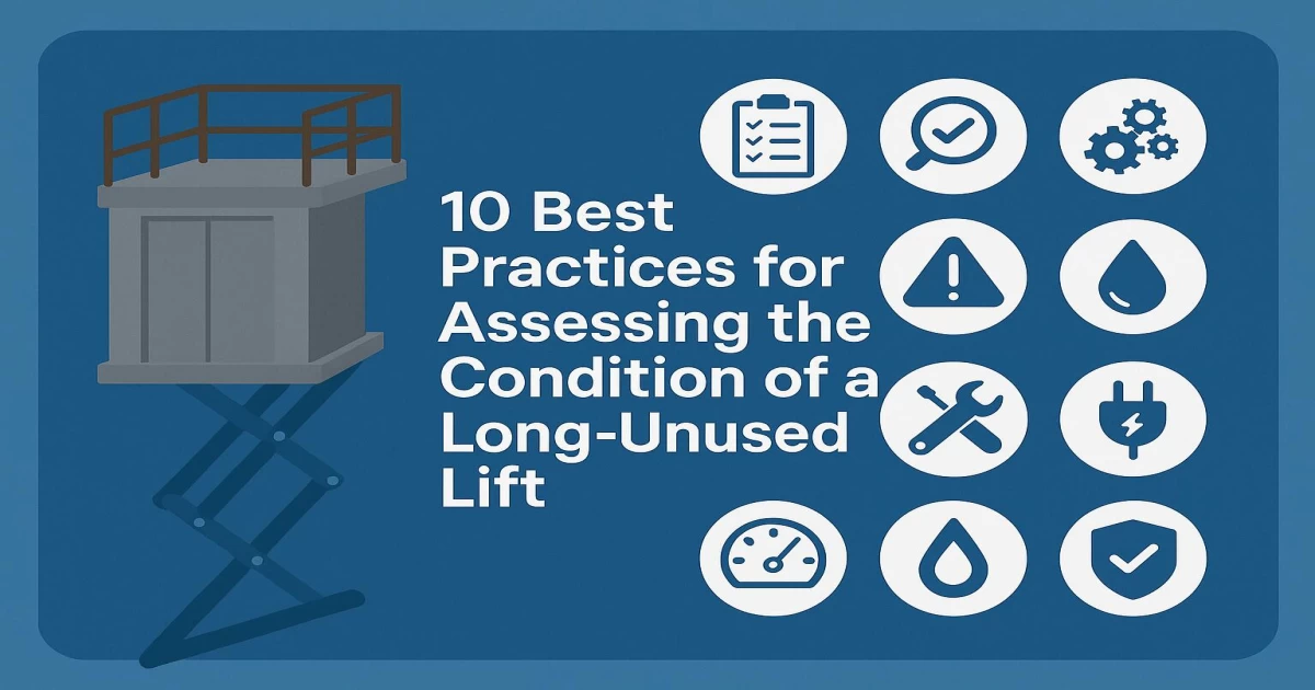 10 Best Practices for Assessing the Condition of a Long-Unused Lift ...
